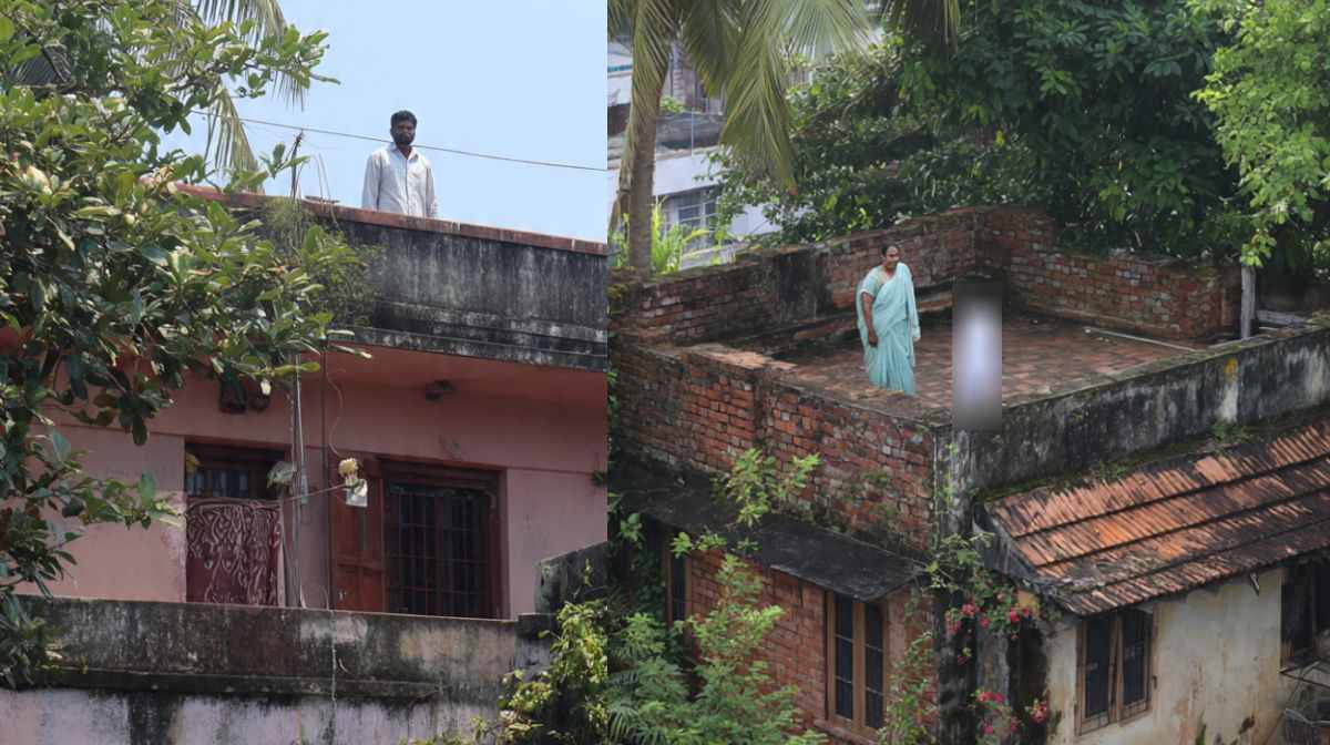 വീടിന്‍റെ ടെറസിൽ ഒളിച്ചിരുന്ന് മോഷ്ടാവ്; കണ്ടത് അയല്‍വീട്ടിലെ ടെറസി ...