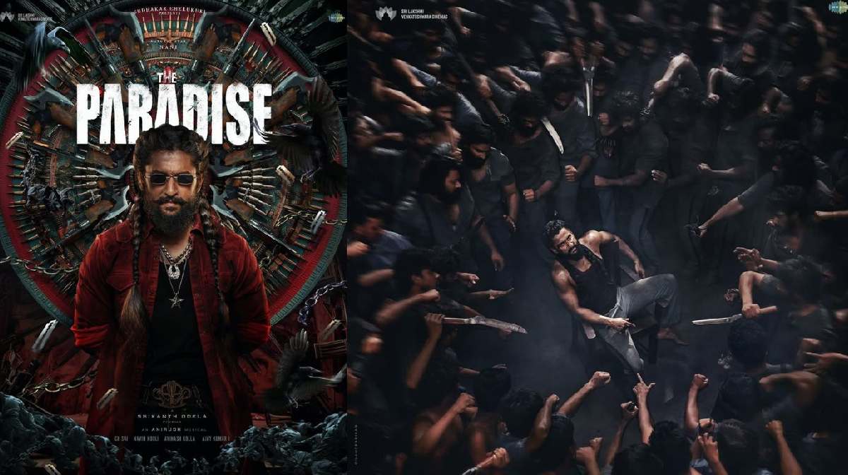 കട്ട സ്വാഗ്; കലിപ്പ് ലുക്കില്‍ നാനി, പാരഡൈസ് ഫസ്റ്റ് ലുക്ക് പോസ്റ്റര് ...