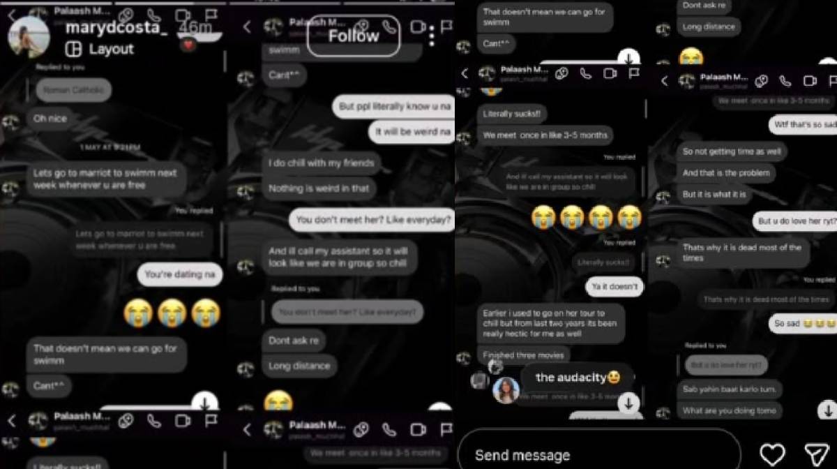 ആരാണ് പലാഷിന്‍റെ ചാറ്റിലെ യുവതി; എന്താണ് ചാറ്റില്‍? | Who is Mary D ...