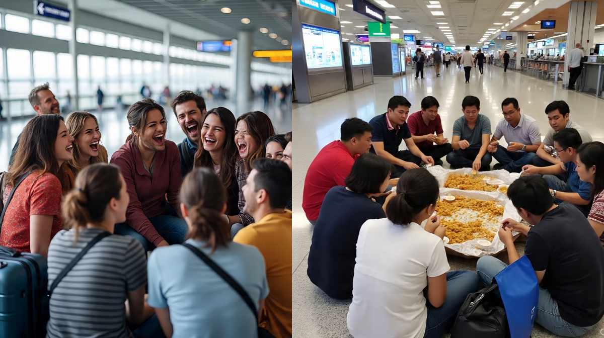 Indian tourists | Changi Airport | Singapore | public etiquette ...