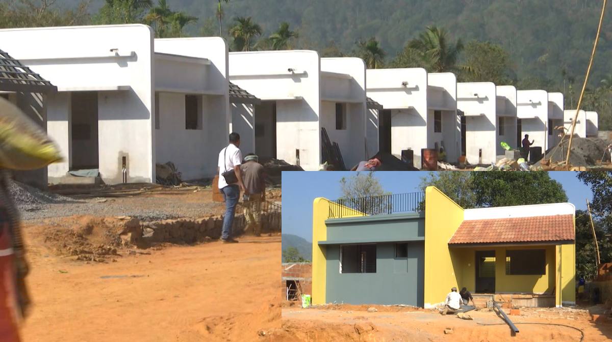 Muslim League Completes First Phase of chooralmala Housing Project ...
