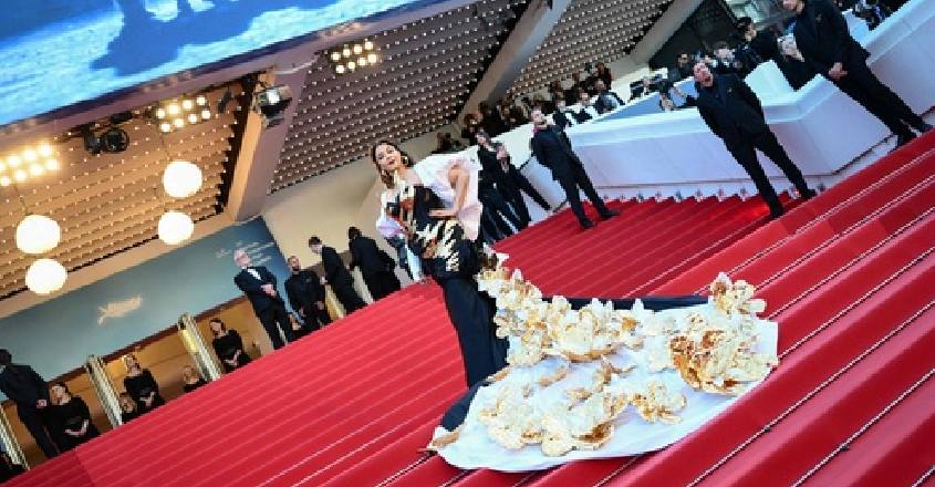 കാനിന്‍റെ മനം കവര്‍ന്ന ഐശ്വര്യ; അണിഞ്ഞത് ബ്ലാക്ക് ആന്‍റ് വൈറ്റ് ഗൗണ് ...