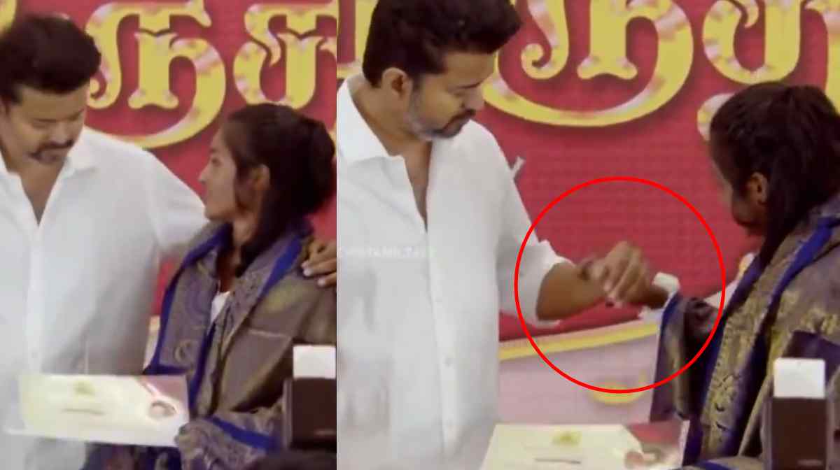 ‘പുരസ്കാര ചടങ്ങില്‍ വിജയ്‌യുടെ കൈ തട്ടിമാറ്റി വിദ്യാര്‍ഥിനി’; വിഡിയോയുടെ വാസ്തവമിതാണ് | vijay ...