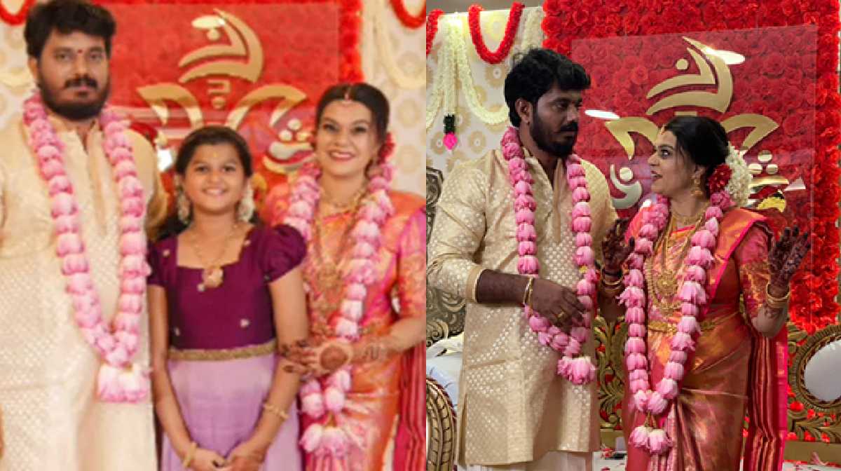 ‘ഞങ്ങളുടെ പുതിയ ജീവിതം’; വിവാഹപ്പന്തലിൽ മകളെ ചേർത്തു പിടിച്ച് ദുർഗ ...