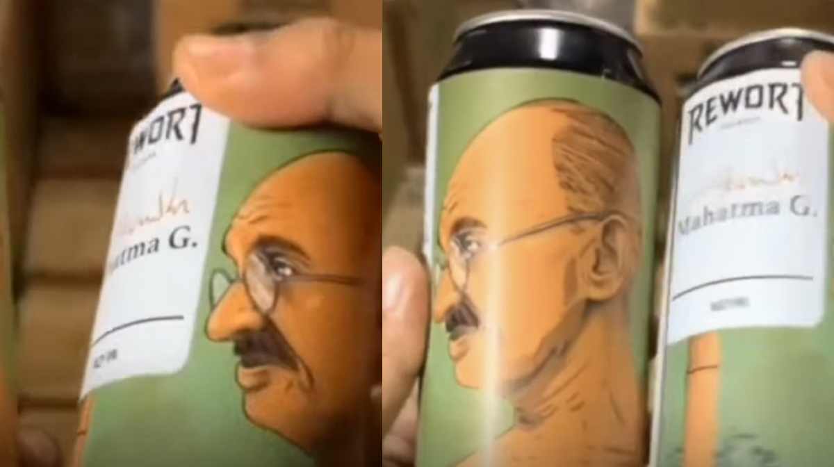 റഷ്യന്‍ ബിയര്‍ കാനുകളില്‍ മഹാത്മാഗാന്ധിയുടെ ചിത്രം; വ്യാപക പ്രതിഷേധം ...