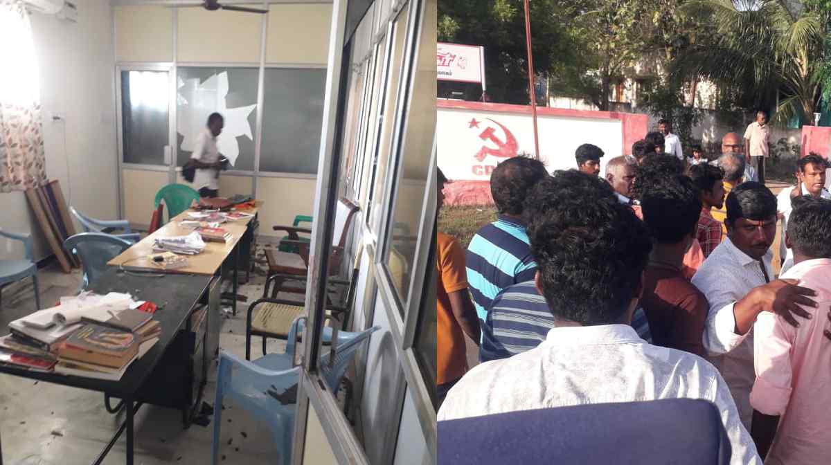 മിശ്രവിവാഹം നടത്തി; സിപിഎം ഓഫീസ് അടിച്ചുതകര്‍ത്തു | cpm | office ...