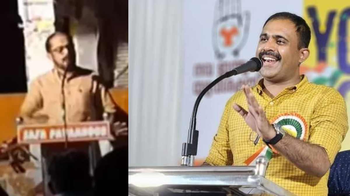 ഗാന്ധി സ്തൂപം തകർത്ത് പാർട്ടി ഗ്രാമം സൃഷ്ടിക്കാൻ അനുവദിക്കില്ല: അബിന് ...
