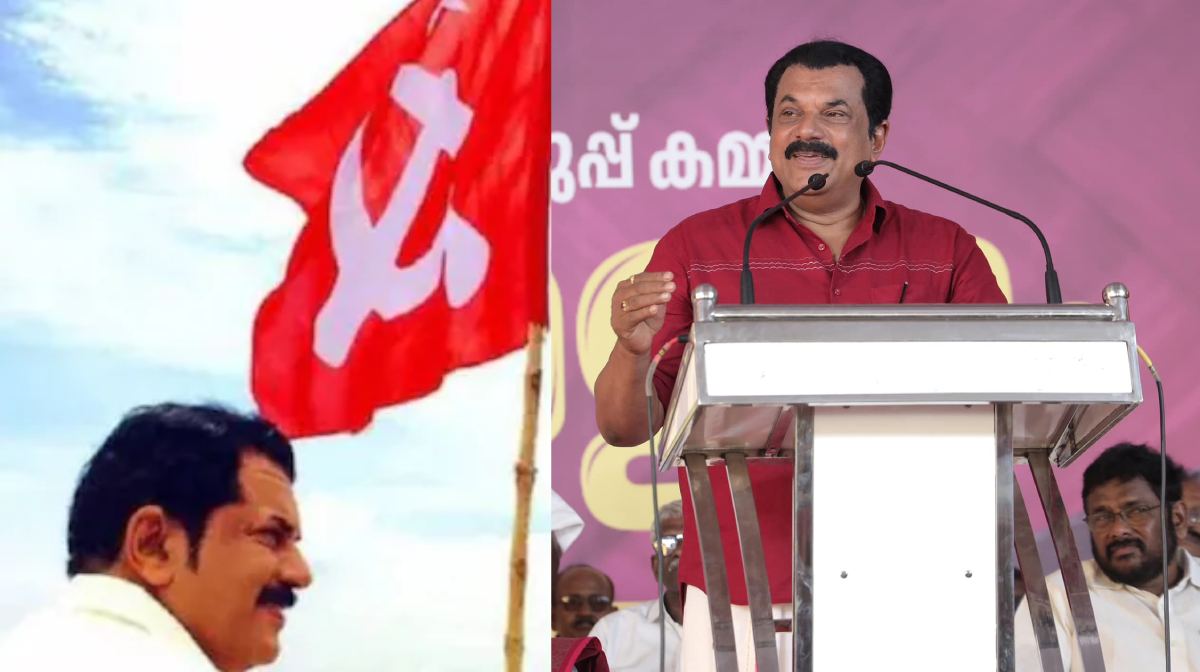 ആദ്യം ചെങ്കൊടി ചിത്രം, വിമര്‍ശനത്തിന് പിന്നാലെ ഫെയ്സ്ബുക്കിലിട്ട ചിത്രം ...