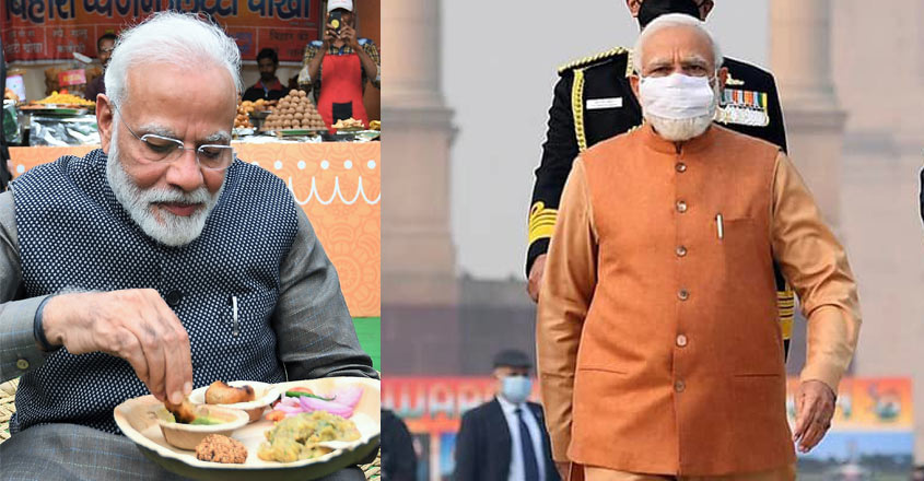 മോദിയുടെ ഭക്ഷണം; സർക്കാർ പണമെടുക്കുന്നില്ല; സ്വന്തം കീശയിൽ നിന്നെന്ന് ...