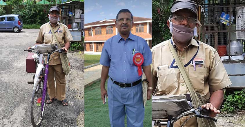 'എസ്.എം.എസ്' കാലത്തെ കൗതുകം; കോന്നിയുടെ ജനകീയ പോസ്റ്റുമാൻ വിരമിച്ചു ...