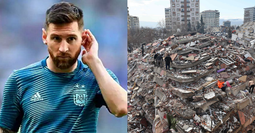 'എന്റെ ഹൃദയം അവർക്കൊപ്പമാണ്'; തുർക്കിയിലെ കുരുന്നുകൾക്കായി മെസി ...