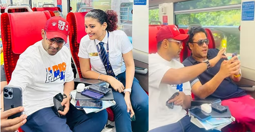 വന്ദേഭാരത് ട്രെയിന്‍ യാത്ര ആസ്വദിച്ച് ആസിഫ് അലി; സമയലാഭമെന്നു താരം ...