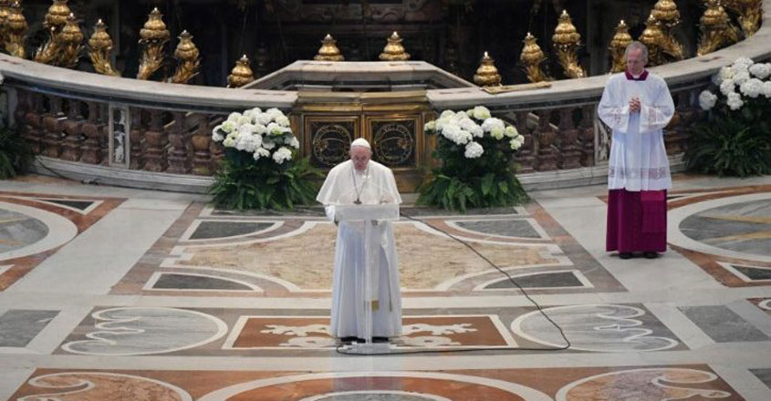 വത്തിക്കാനില്‍ 'ഉര്‍ബി ഏത് ഓര്‍ബി'; പ്രാർത്ഥനയോടെ മാർപാപ്പ | Easter ...