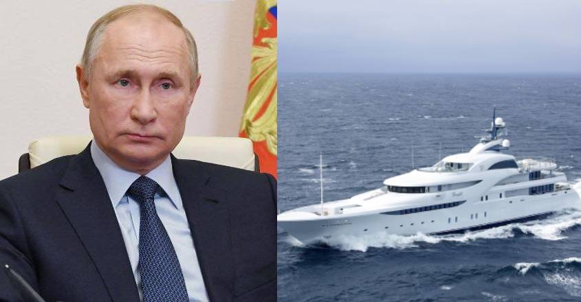 പുട്ടിന്‍റെ നൗകയുടെ പേര് മാറ്റി; ലക്ഷ്യസ്ഥാനം നരകവും; സൈബര്‍ ആക്രമണം ...