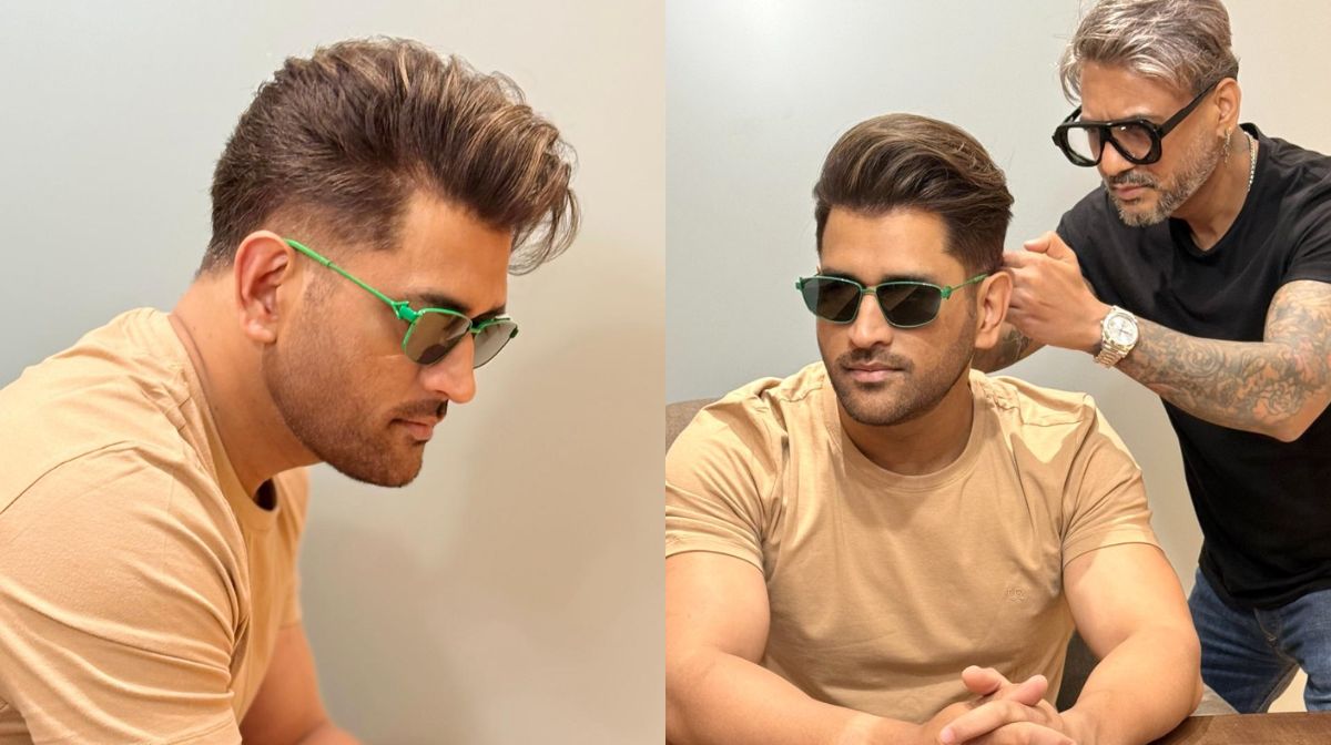 അന്യായമണ്ണാ... അന്യായം; കിടുക്കാച്ചി ലുക്കില്‍ മുടി വെട്ടിയൊതുക്കി ധോണി ...