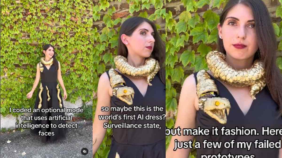 AI | AI Dress| ലോകത്തിലെ ആദ്യ എഐ വസ്ത്രം; വൈറലായി എന്‍ജിനീയറുടെ വീഡിയോ