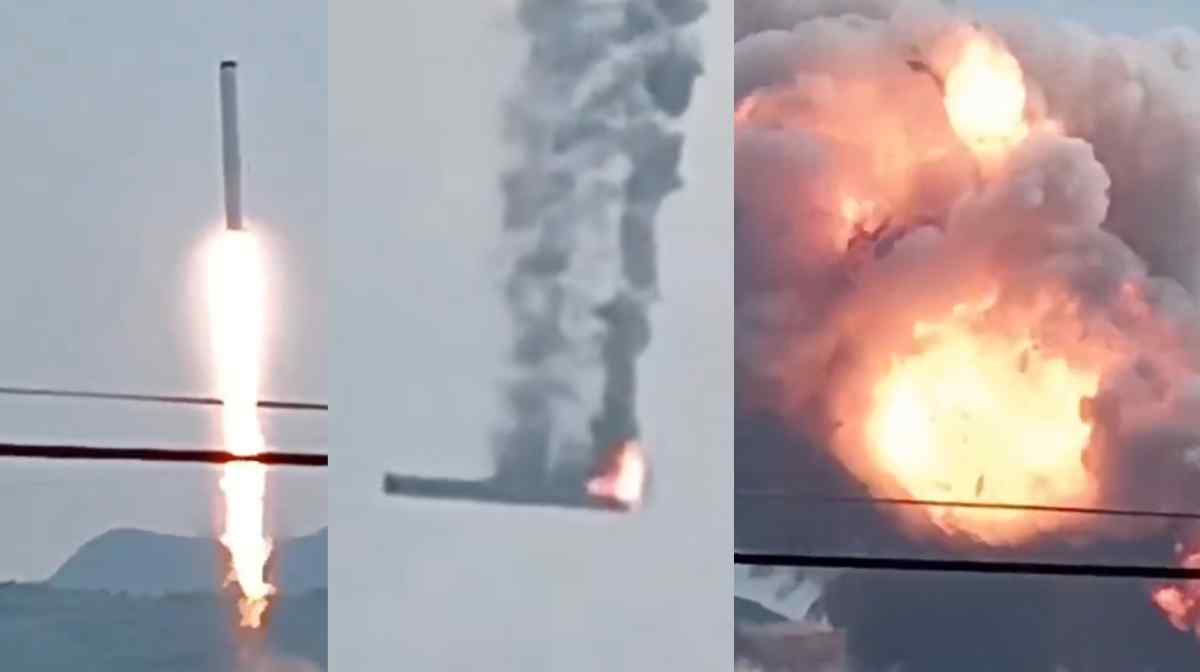 rocket explode | China | Tech | പരീക്ഷണത്തിനിടെ അബദ്ധത്തില് ...